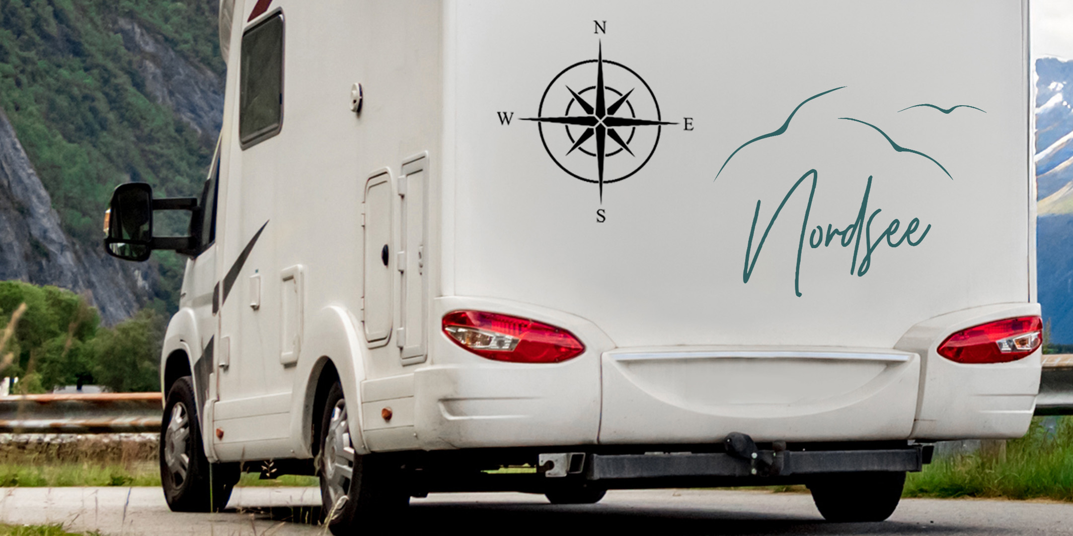 Kreative Aufkleber für Wohnmobile & Camper