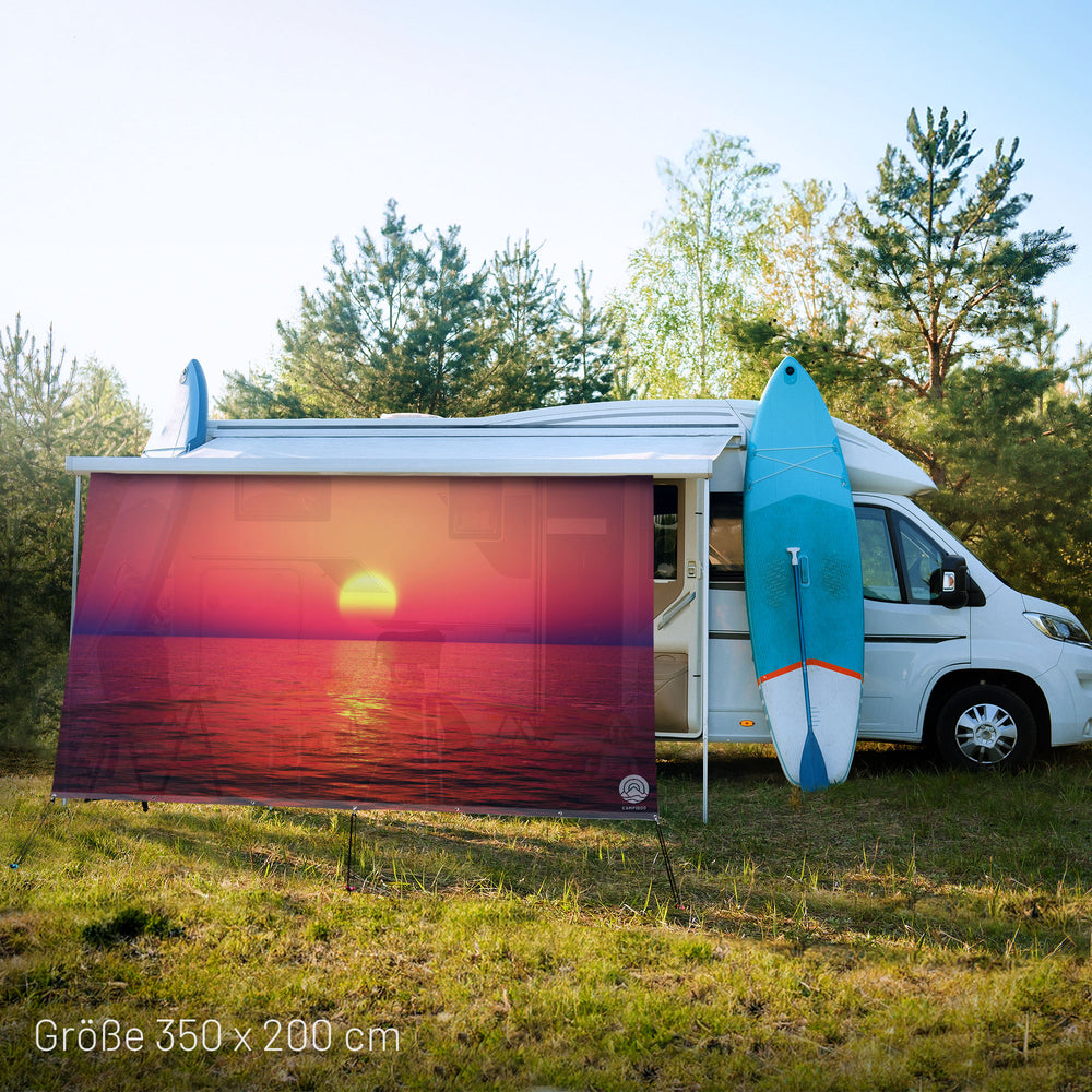 Textile sun sail SUNRISE 200cm high