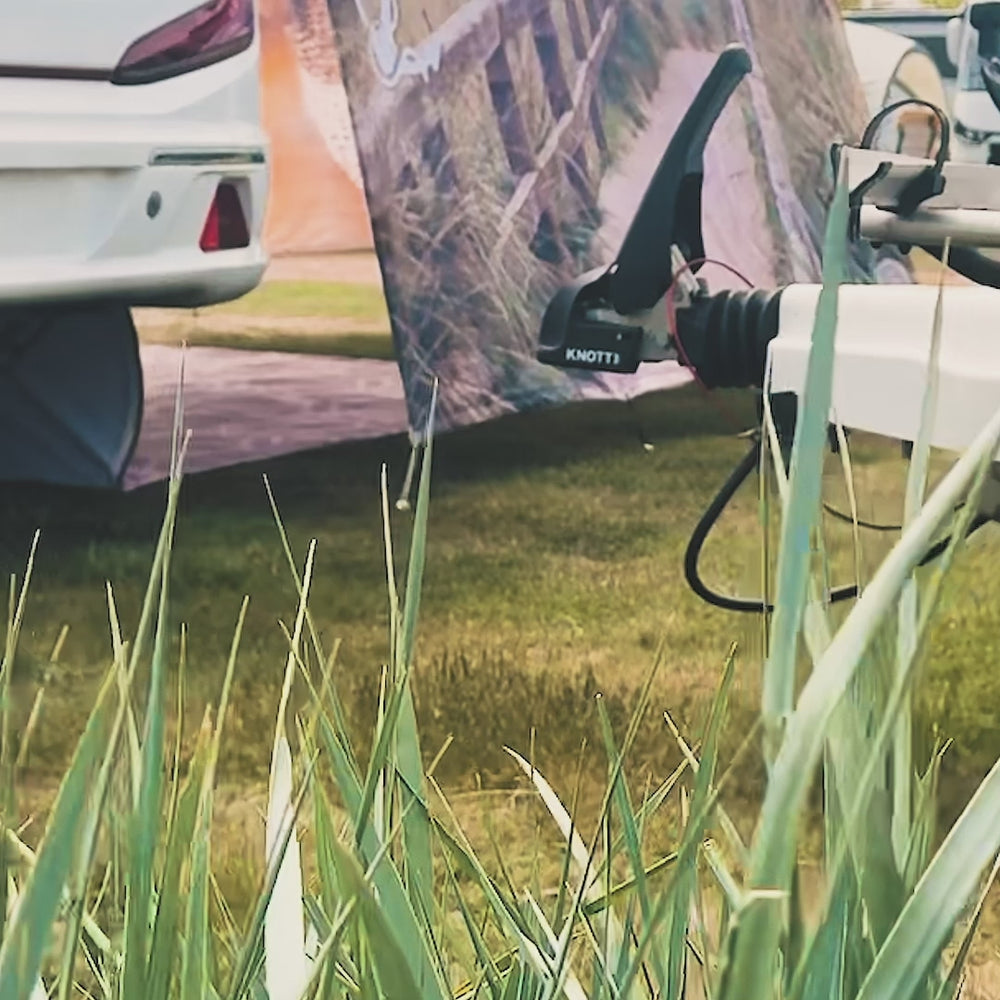 Textile sun sail SEA GULL 200cm high